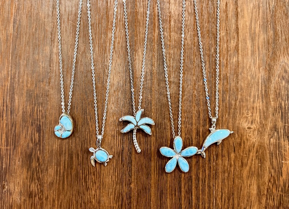 The mystical stone Larimar, also known as the “Dolphin Stone ...