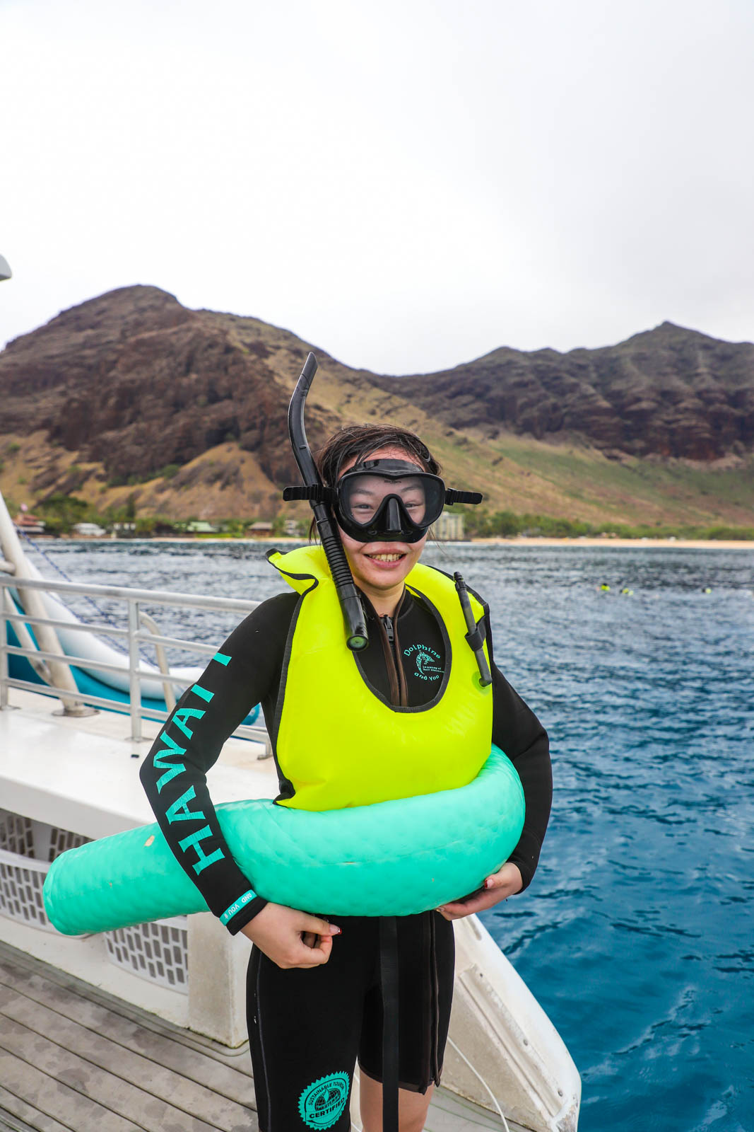 Stay Warm and Safe with Wetsuits during Oahu Dolphin Activity! Dolphins ...