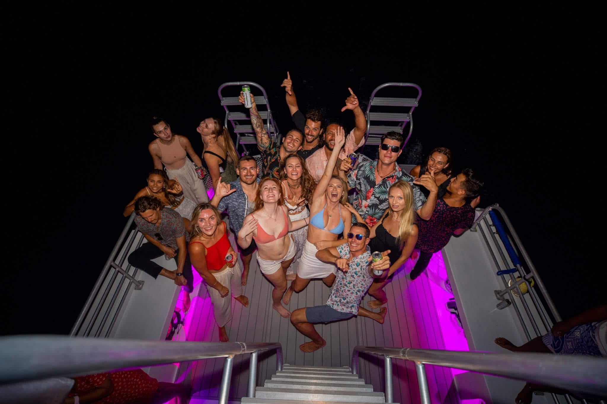 Waikiki Party Booze Sunset Cruise (2-Dance Floors) with Live DJ