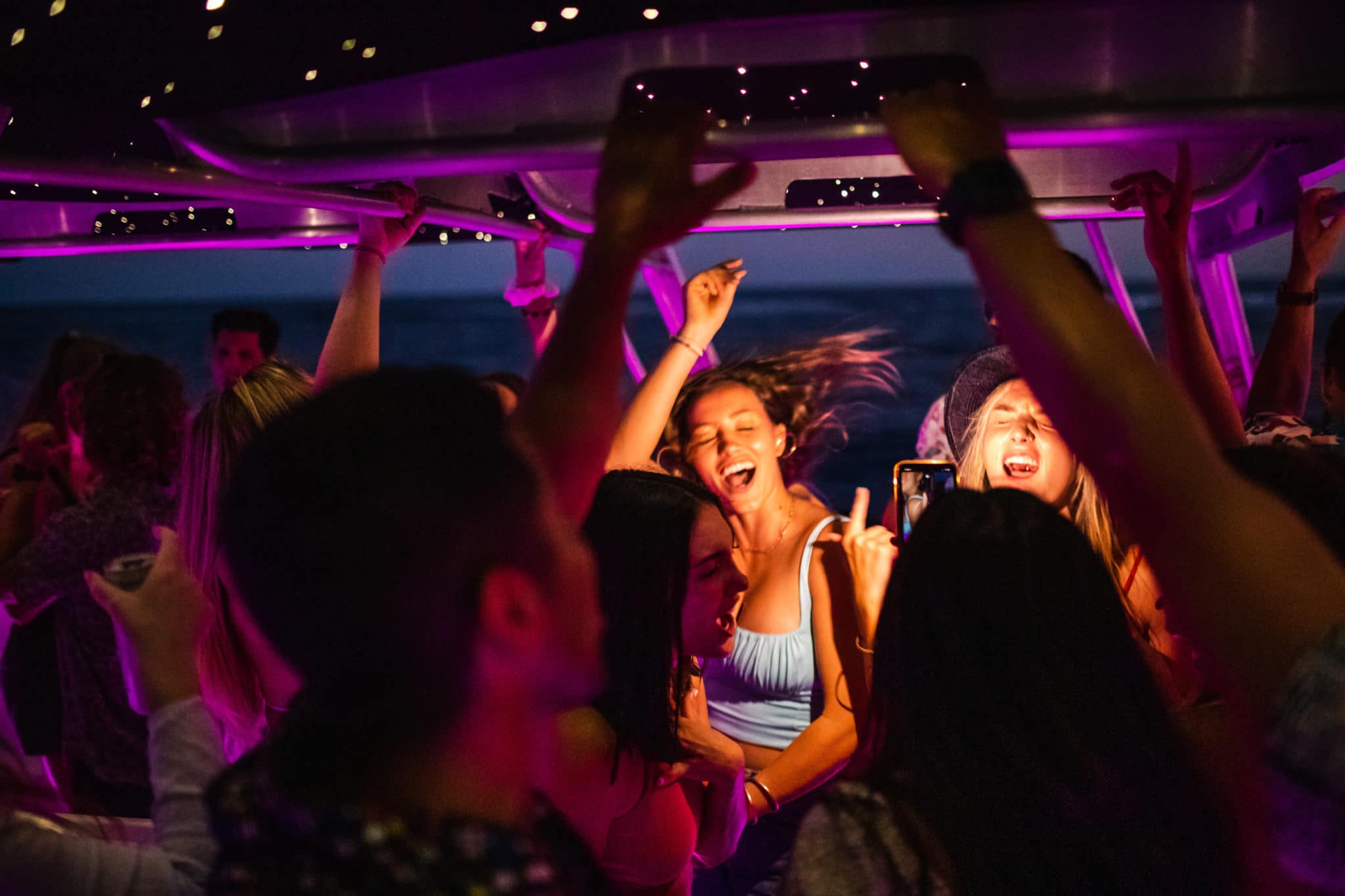 Waikiki Party Booze Sunset Cruise (2-Dance Floors) with Live DJ